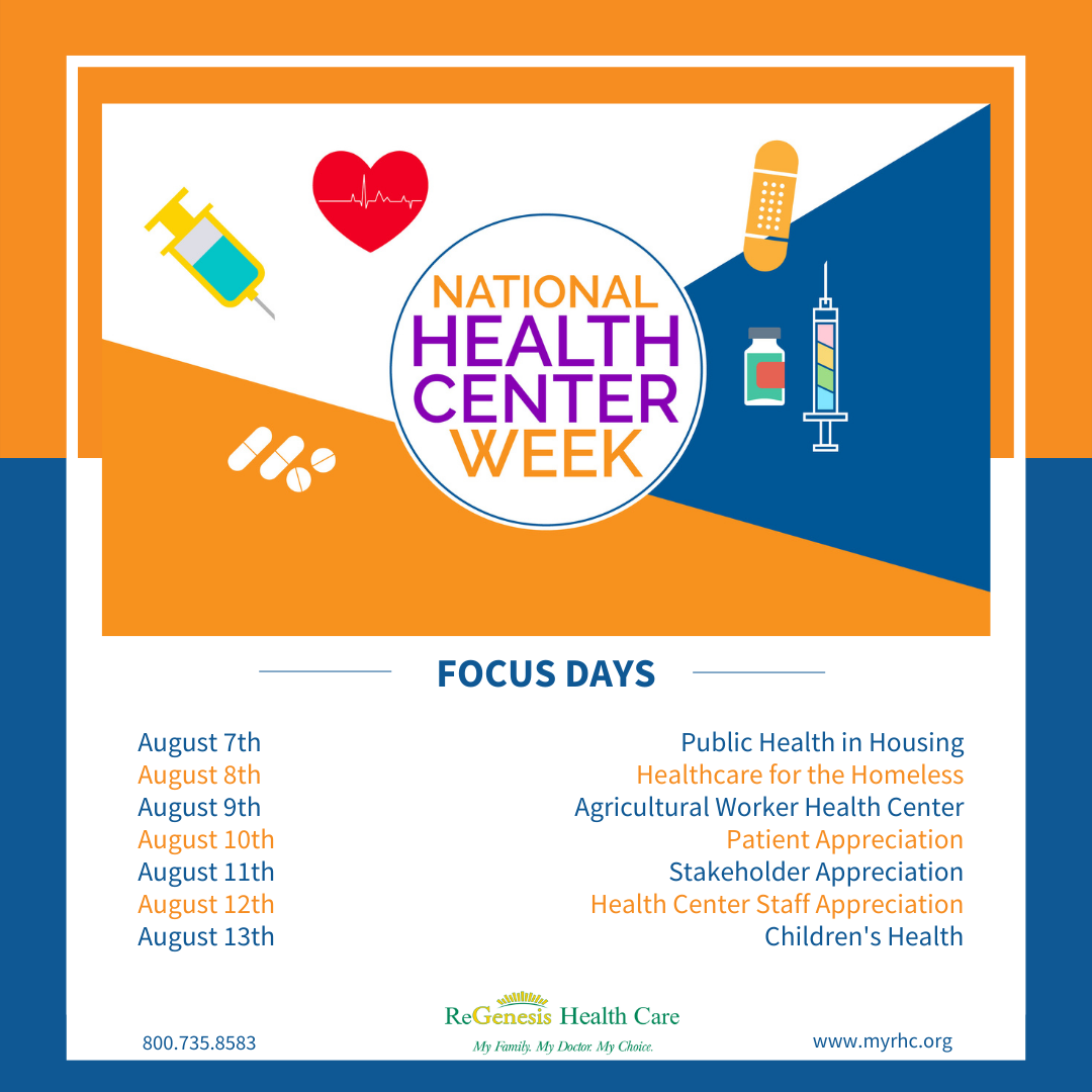 National Health Center Week - Community Health Center - ReGenesis ...